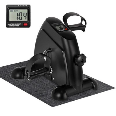 Adjustable Mini Exercise Bike Pedal Exerciser Arm Leg Cycle Machine ...