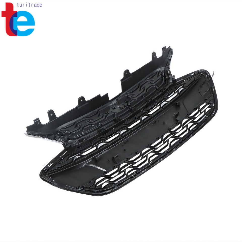 For Chevrolet Spark 2019-2022 Front Bumper Upper Grille Black Chrome ...