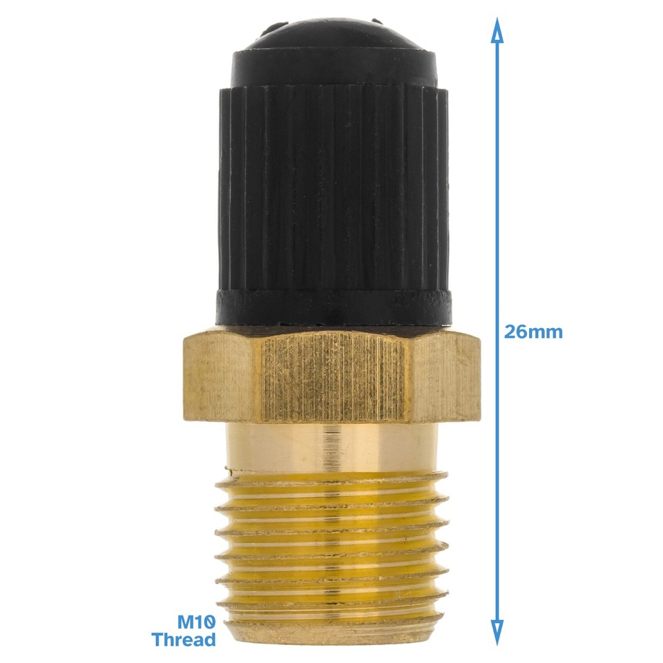 2pcs M10 Male Shock Absorber Valve Schrader 300PSI Pneumatic Pressure ...