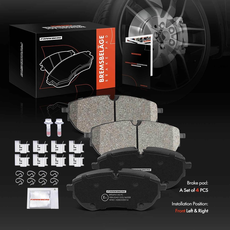 Brake Pads Set Front for VW Amarok 2HA 2HB S1B S6B S7A S7B 2010-2023 ...