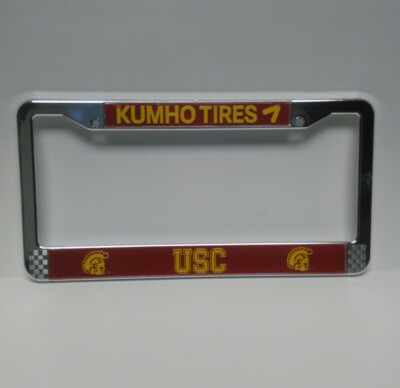 Southern California USC Trojans License Plate Frame Kumho Tires | eBay