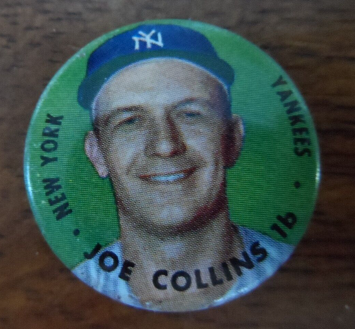 1956 TOPPS BASEBALL PIN JOE COLLINS SET BREAK A-2546 | eBay