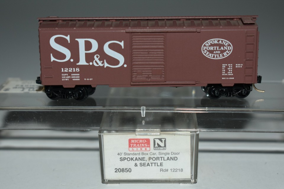 N Scale MTL 20850 Spokane Portland & Seattle 40' Single Door Boxcar ...