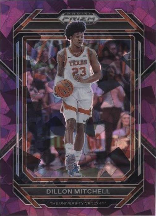 2023-24 Panini Prizm Draft Picks - Dillon Mitchell #35 Purple Ice Prizm ...