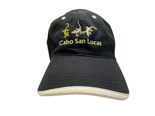 Cabo San Lucas Black Adjustable Baseball Cap EUC | eBay