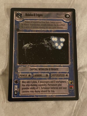 Decipher Star Wars CCG DEATH STAR II NEBULON-B FRIGATE Card NM | eBay