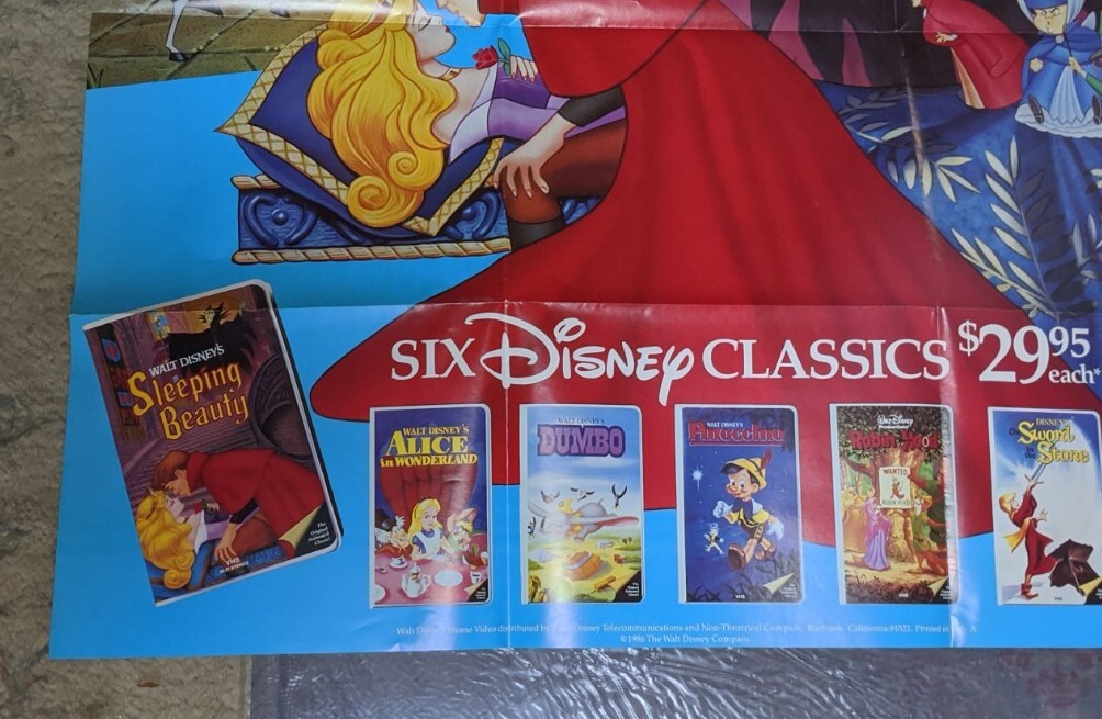 Sleeping Beauty Vhs 1986 Opening To Sleeping Beauty 1987 LaserDisc