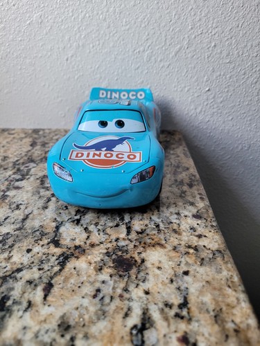 Jada Toys Disney Pixar Cars Dinoco Blue Lightning McQueen 1/24 Scale ...