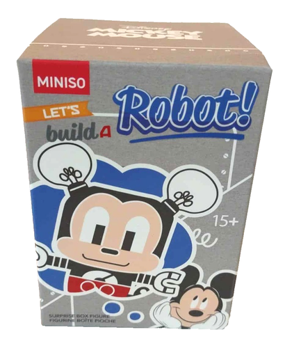 Miniso Disney Let's Build a Robot Relax Mouse Vinyl Figure New Set 2 | eBay