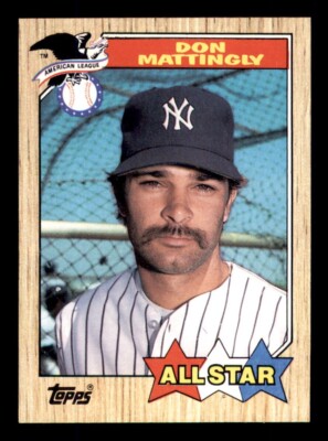 1987 Topps Baseball #606 Don Mattingly (All-Star) NM/MT or Better *d4 ...