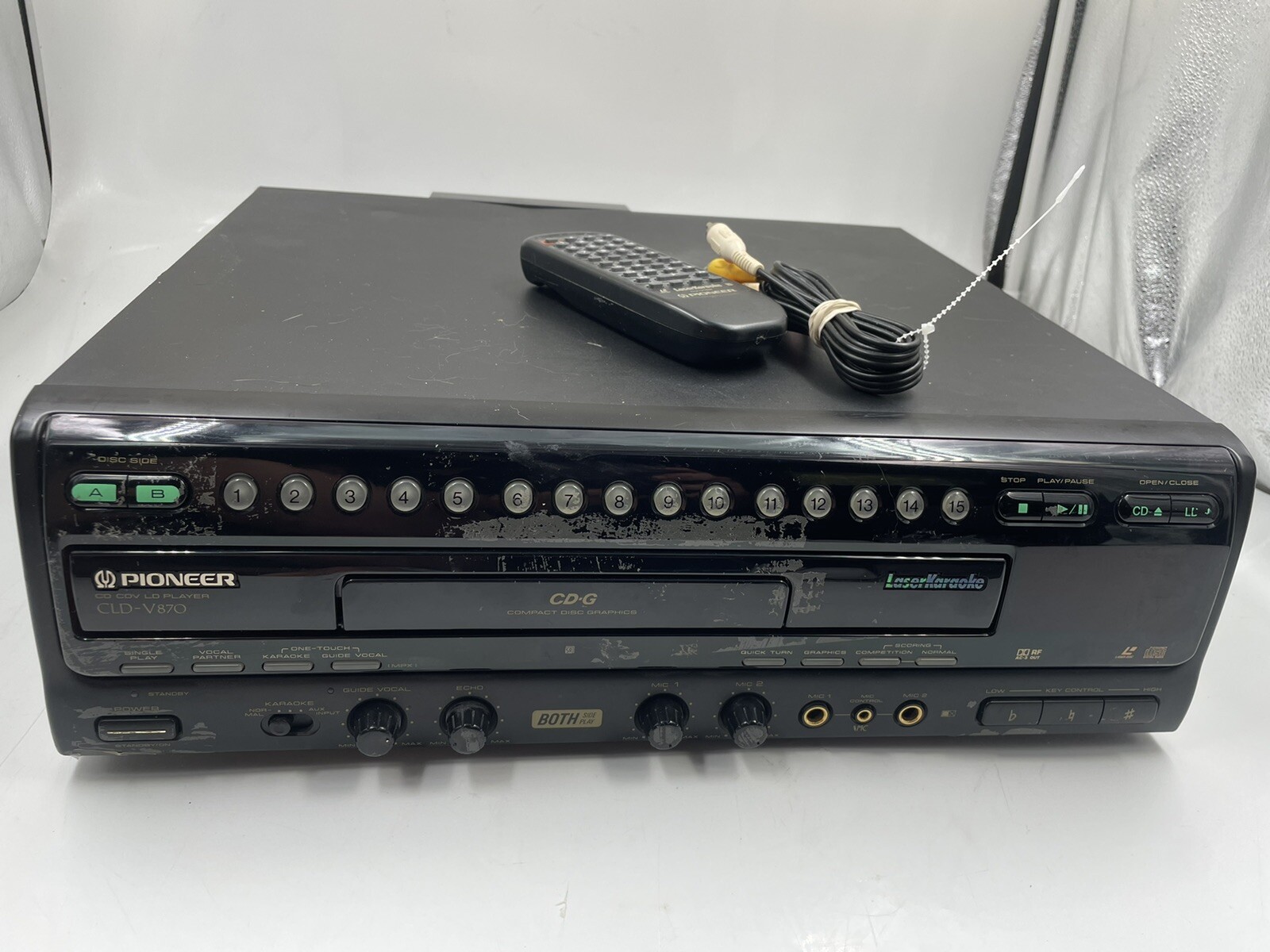 1996 Pioneer CLD-V870 Multi Laser Disc LD CDV CD Karaoke Player W ...