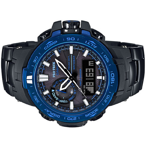 Casio Pro trek PRW-6000SYT-1D Triple Sensor Black Titanium Alarm ...