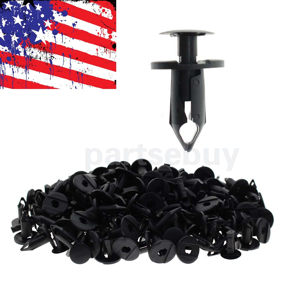 100pcs New Retainer Fastener Rivets Clips For Ford N807389S 1039463 8mm ...