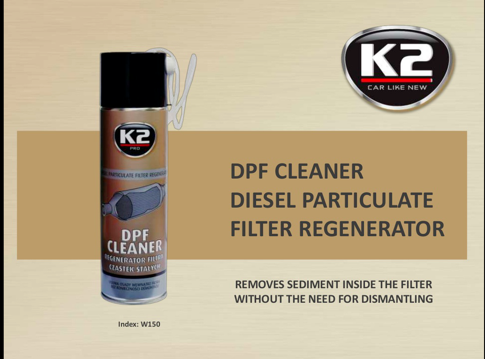 K2 DPF Cleaner Diesel Particulate Filter Regenerator Spray 500ml ...