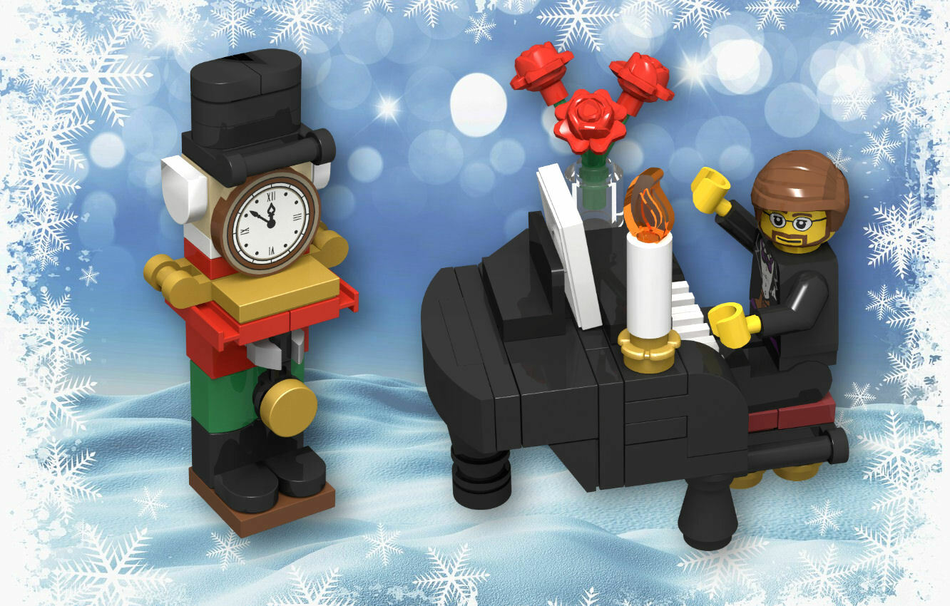 Winter Village Holly Day Inn -INSTRUCTIONS ONLY- Christmas MOC for Lego ...