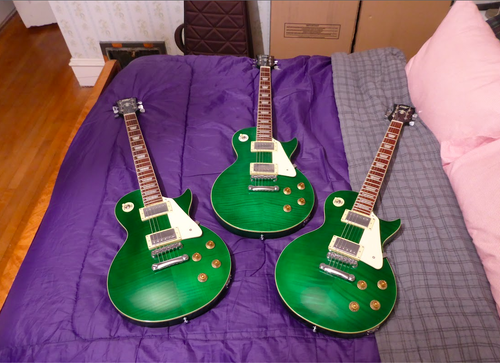 ivy ILS-300 EGR 6-Strings Solid Body Electric Guitar - Emerald Green ...
