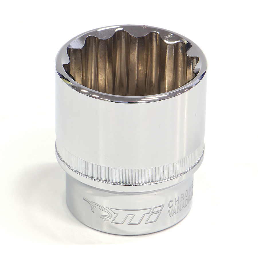 TTI 3/4 INCH DRIVE SOCKET Chrome Vanadium Steel– 36mm, 38mm, 41mm, 46mm ...
