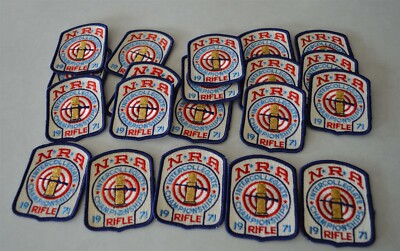 20 NRA Intercollegiate Championships Shooting Rifle Patches 1971 | eBay