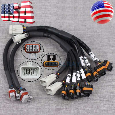 For LS1 LS6 LSX Ignition Coil 2558948 D580 Pack Relocation Kit Harness ...