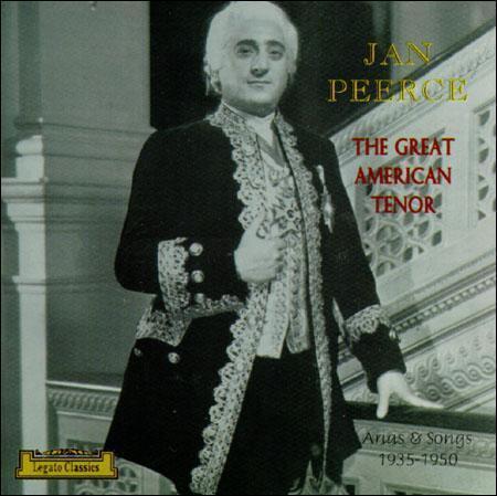 Jan Peerce The Great American Tenor Arias & Songs CD Legato Classics ...
