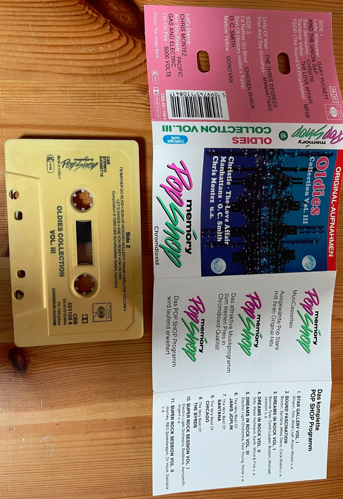 2 Music Mc CBS Memory Pop Shop Oldies Collection Vol. III Donovan Best ...