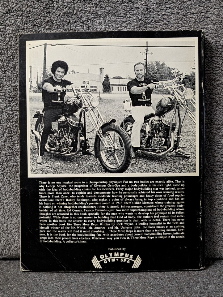 3 MORE REPS - RARE 1978 ADVANCED BODYBUILDING TRAINING - 1ST EDITION | eBay