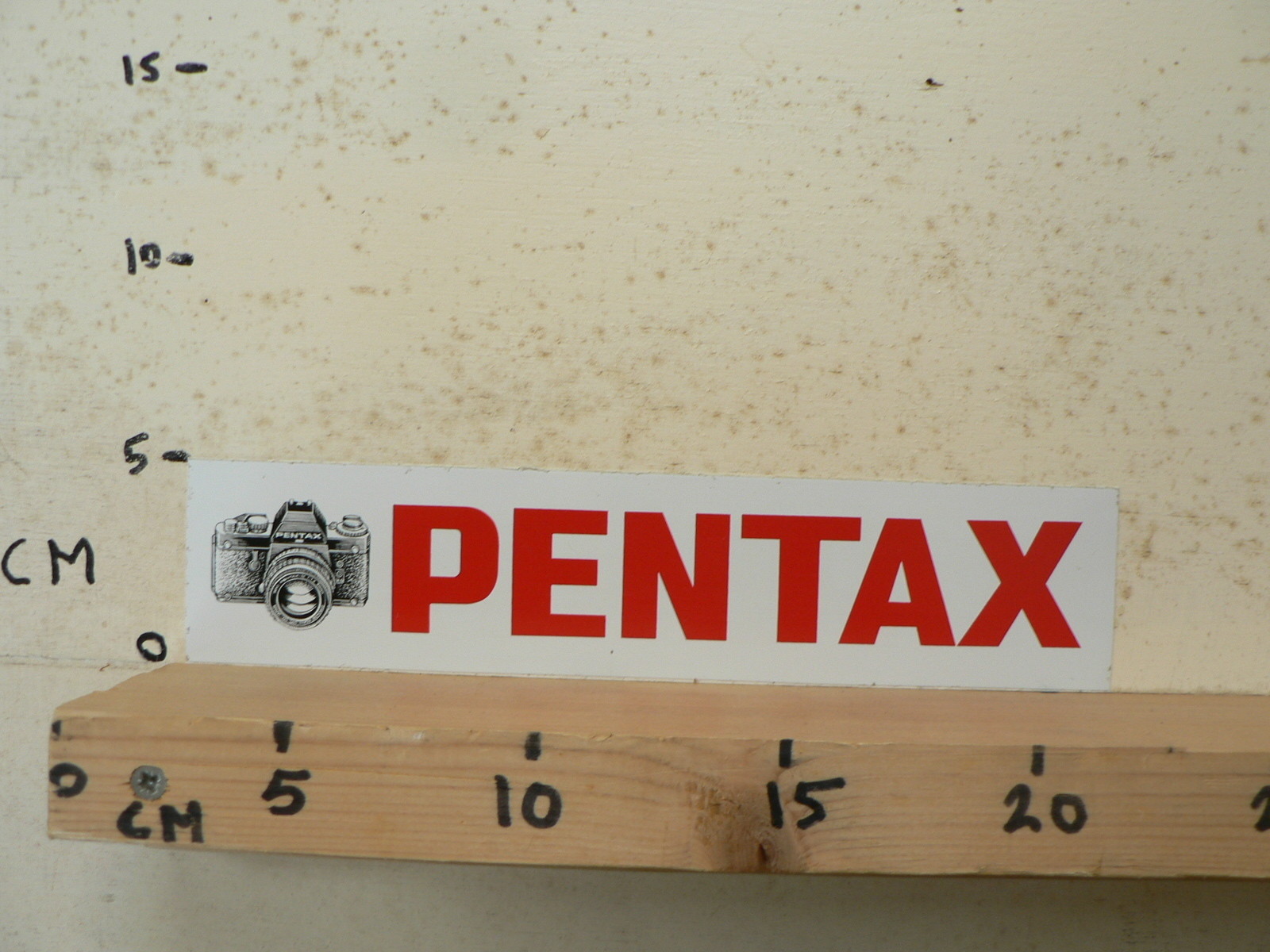 STICKER,DECAL PENTAX CAMERA 23 CM LONG E LARGE | eBay