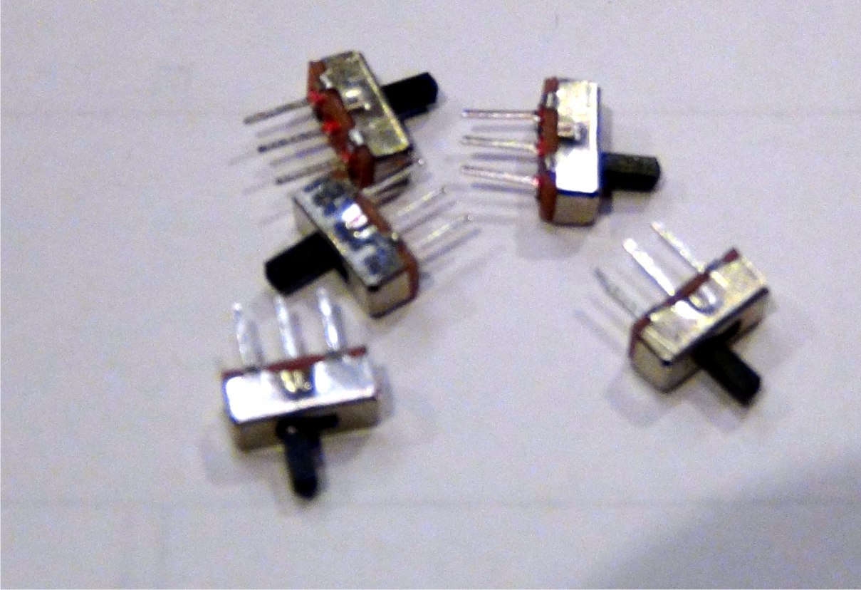 50 Breadboard slide switches 3 pin 50 volt 500 milliamp SPDT module ...