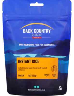 Back Country Cuisine Instant Rice Freeze Dried Dehydrated Food | eBay ...