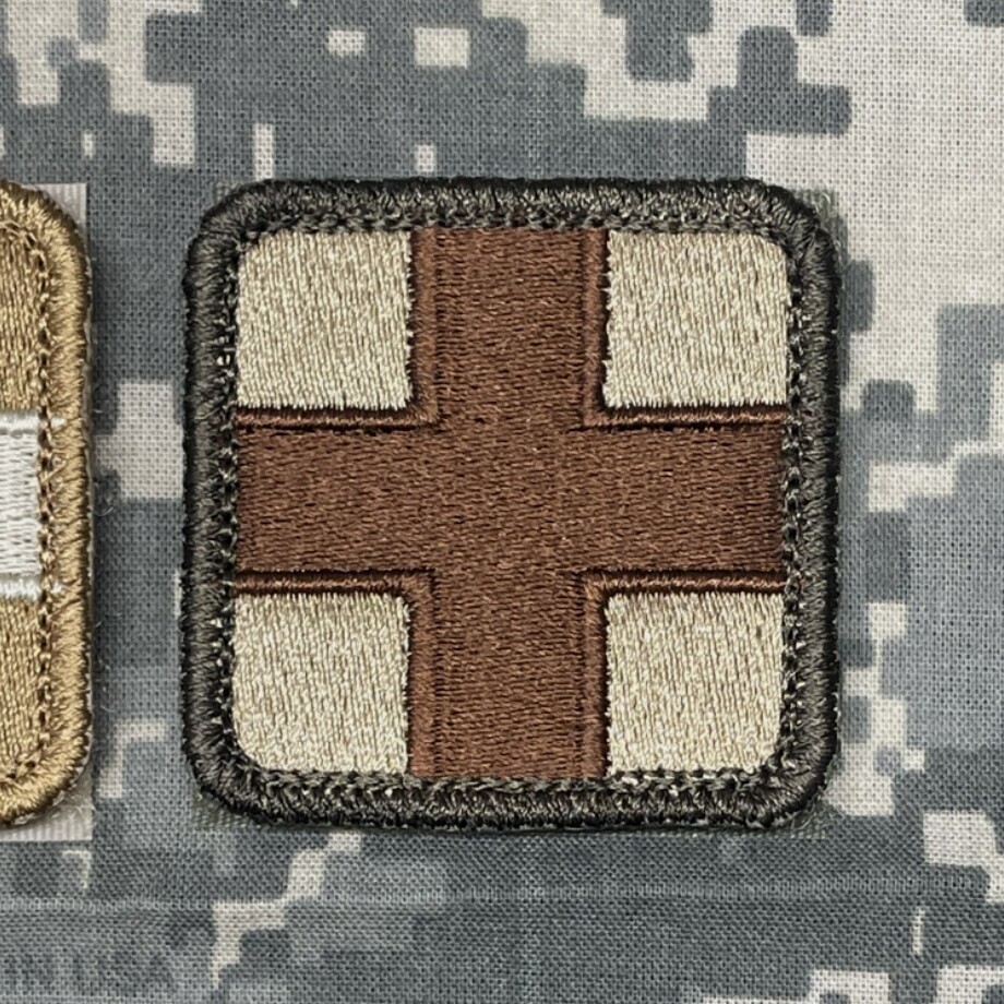 Medic Patch Military First Aid EMT EMS Responder Red Cross Hook Loop MADE IN USA | eBay