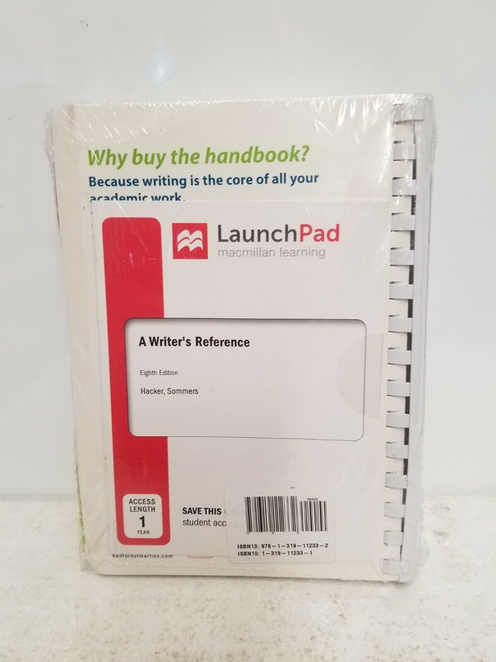 A Writer's Reference - 8TH EDITION - 2016 MLA UPDATE - HACKER & SOMMERS ...