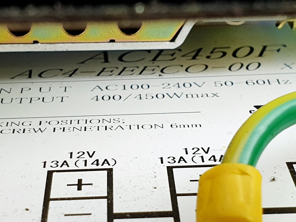 ACCRETECH TSK UF200/3000 COSEL ACE450F AC4-EEECO-00 POWER SUPPLY | eBay