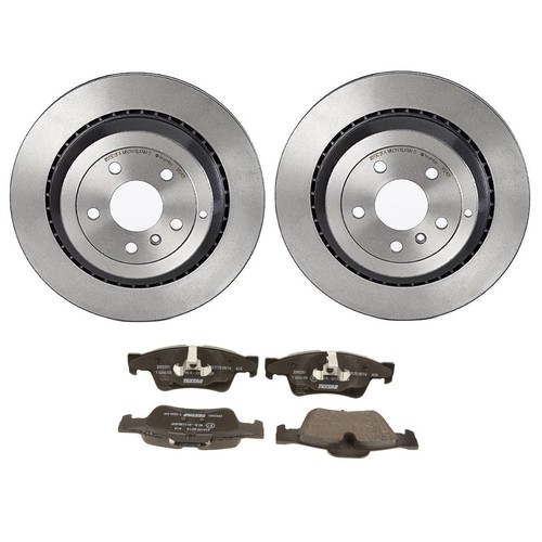 Brembo Rear Brake Disc Rotors and Textar Pads Kit For MB W164 GL ML ...