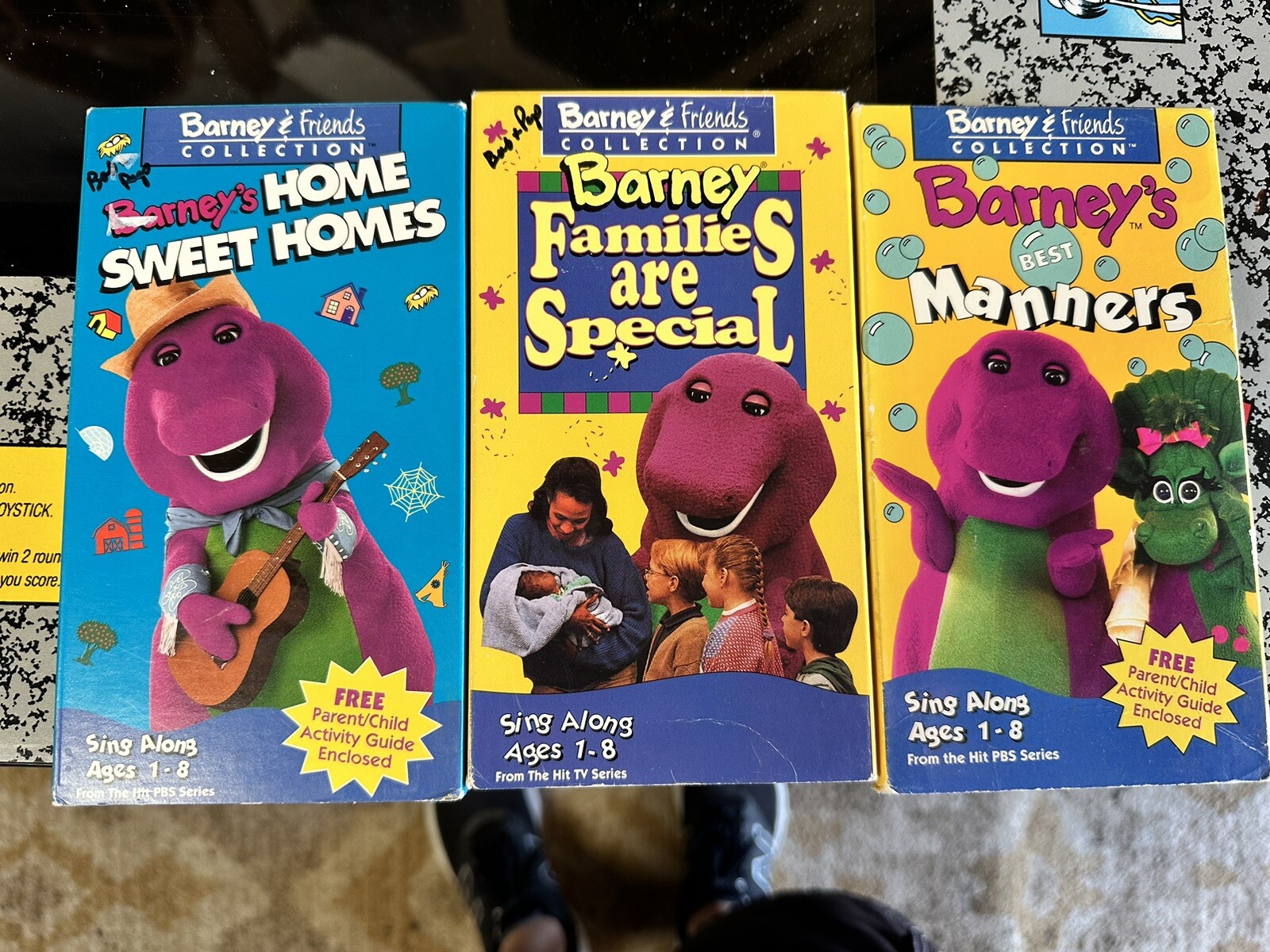 VINTAGE Barney VHS Movie Tape Lot of 3 RARE | Grelly USA