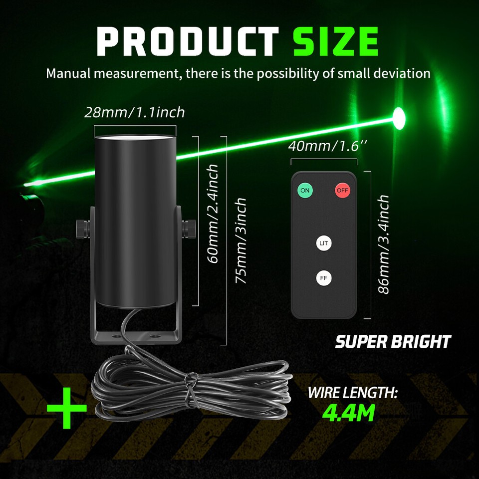 For Side by Sides RZR UTV Accessories Green Laser Whip Lights Spot Pods ...