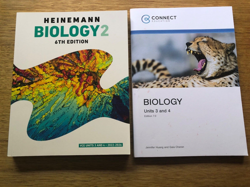 Heinemann Biology 2 6th ed VCE units 3 & 4 and Connect 7th ed VCE Books ...
