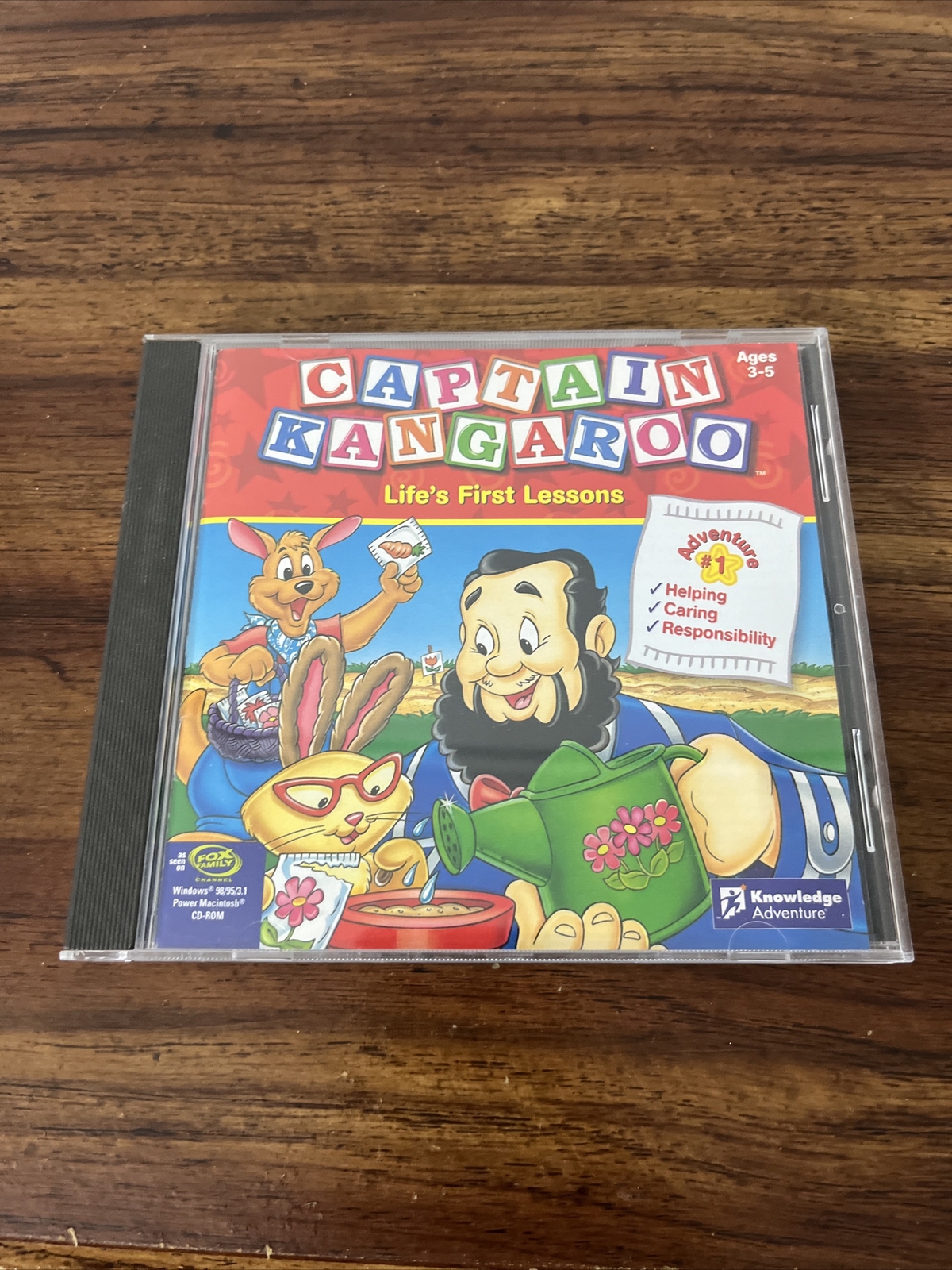 1998 Captain kangaroo Life's First Lessons PC/MAC CD-ROM Game - USED | eBay