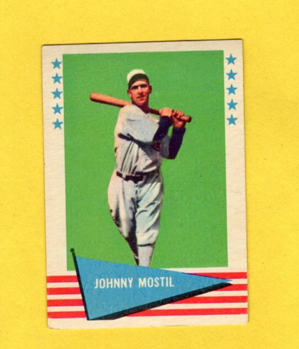 1961 Fleer Johnny Mostil #64 Chicago White Sox EXCELLENT FREE SHIPPING ...