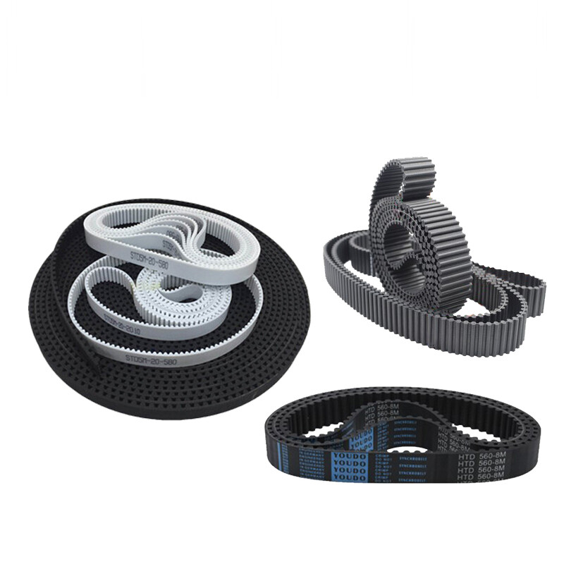 Drive Belt HTD-5M Rubber Drive Belt Belts Closed Timing Belt 10mm-15mm ...