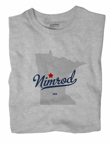 Nimrod Minnesota MN Minn T-Shirt MAP | eBay
