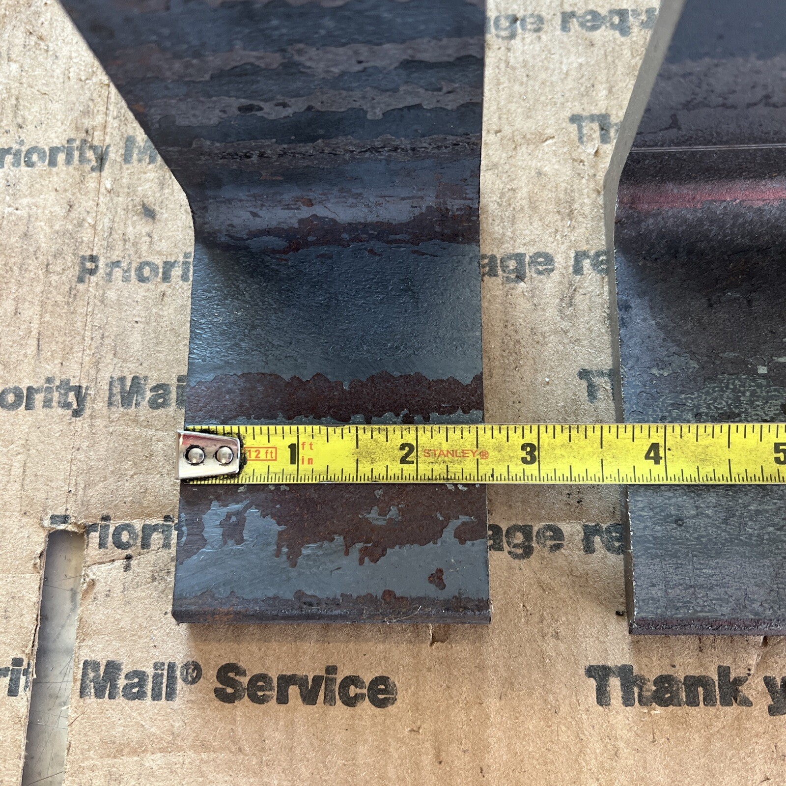 4 X 6 Steel Angle Iron 3/8" TH Bracing Brackets Welding Shelf 2 1/2 ...