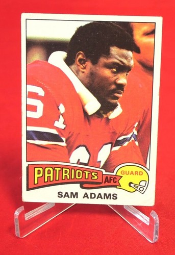 Sam Adams TOPPS Football Card 1975 #347 NFL EX-NM | eBay