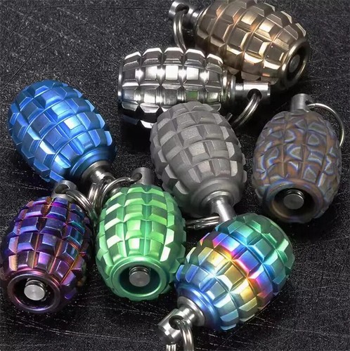 Titanium Knife Beads - Grenade - Pendant Paracord Parachute Cord ...