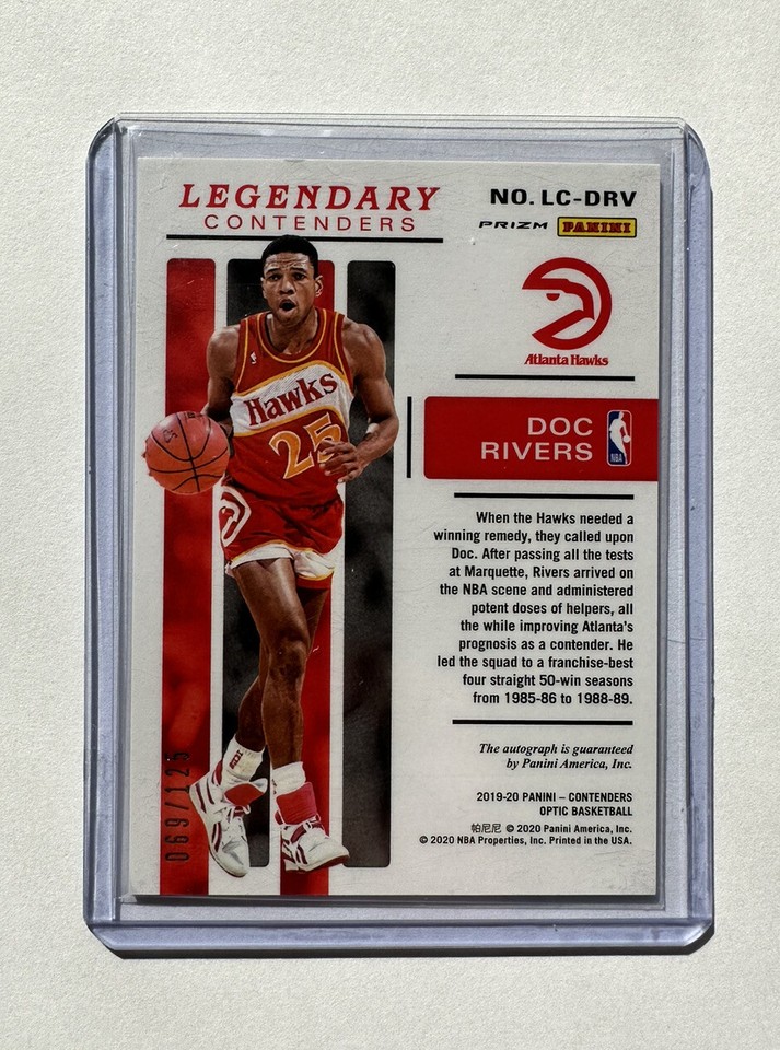 Doc Rivers - 19-20 Panini Contenders Optic Legendary Contenders ...
