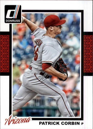 2014 Donruss Arizona Diamondbacks Baseball Card #259 Patrick Corbin | eBay