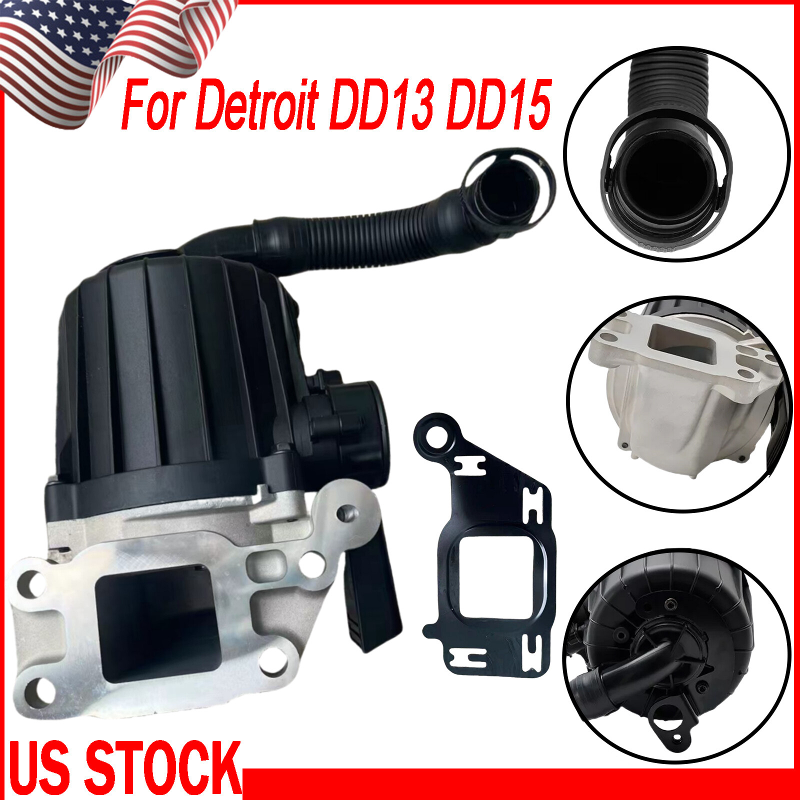 Crankcase Breather Oil Separator A4720107662 For Detroit DD13 DD15 ...