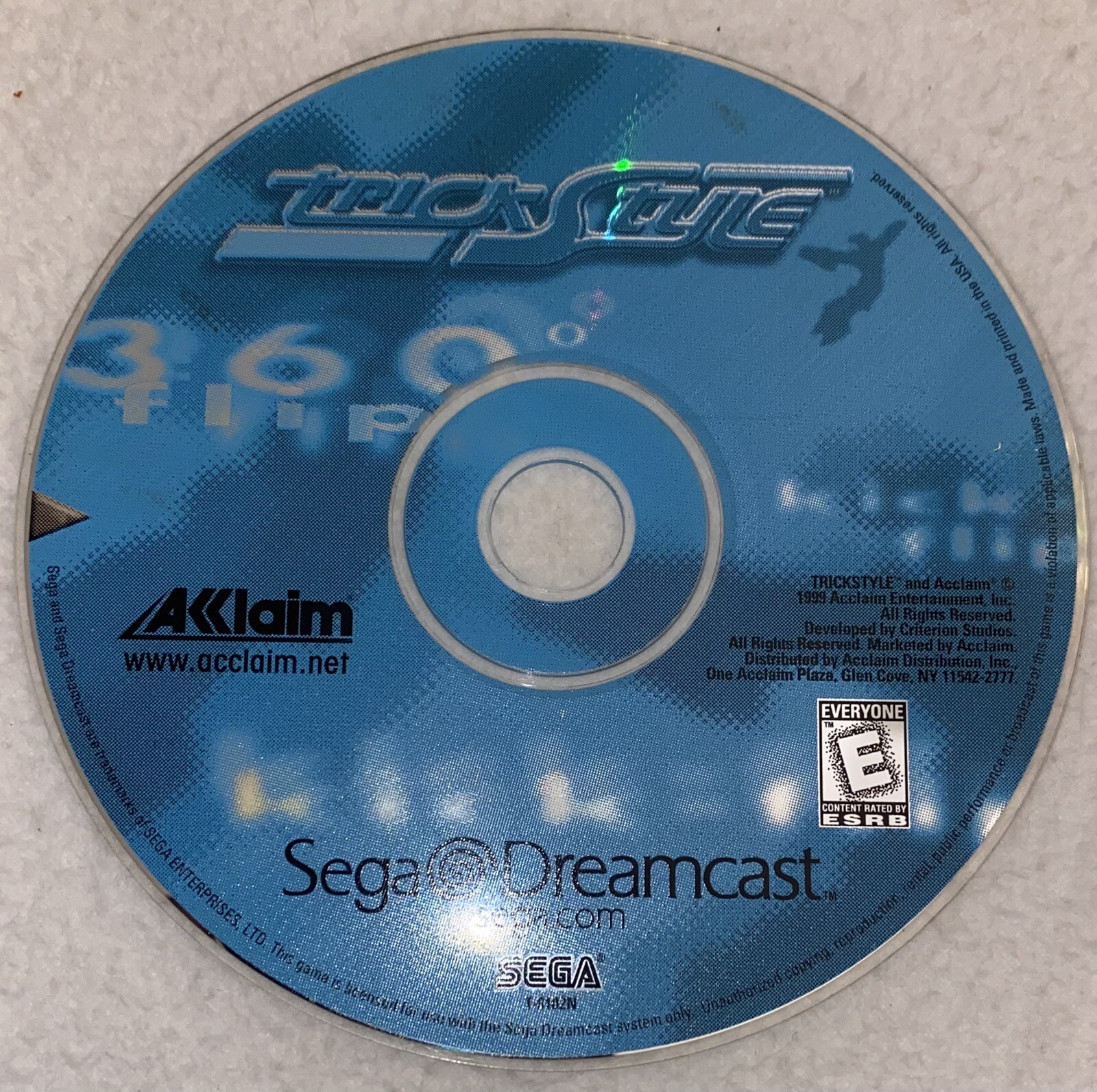 TrickStyle (Sega Dreamcast, 1999) Game Disc Only - UNTESTED Sold As-Is ...