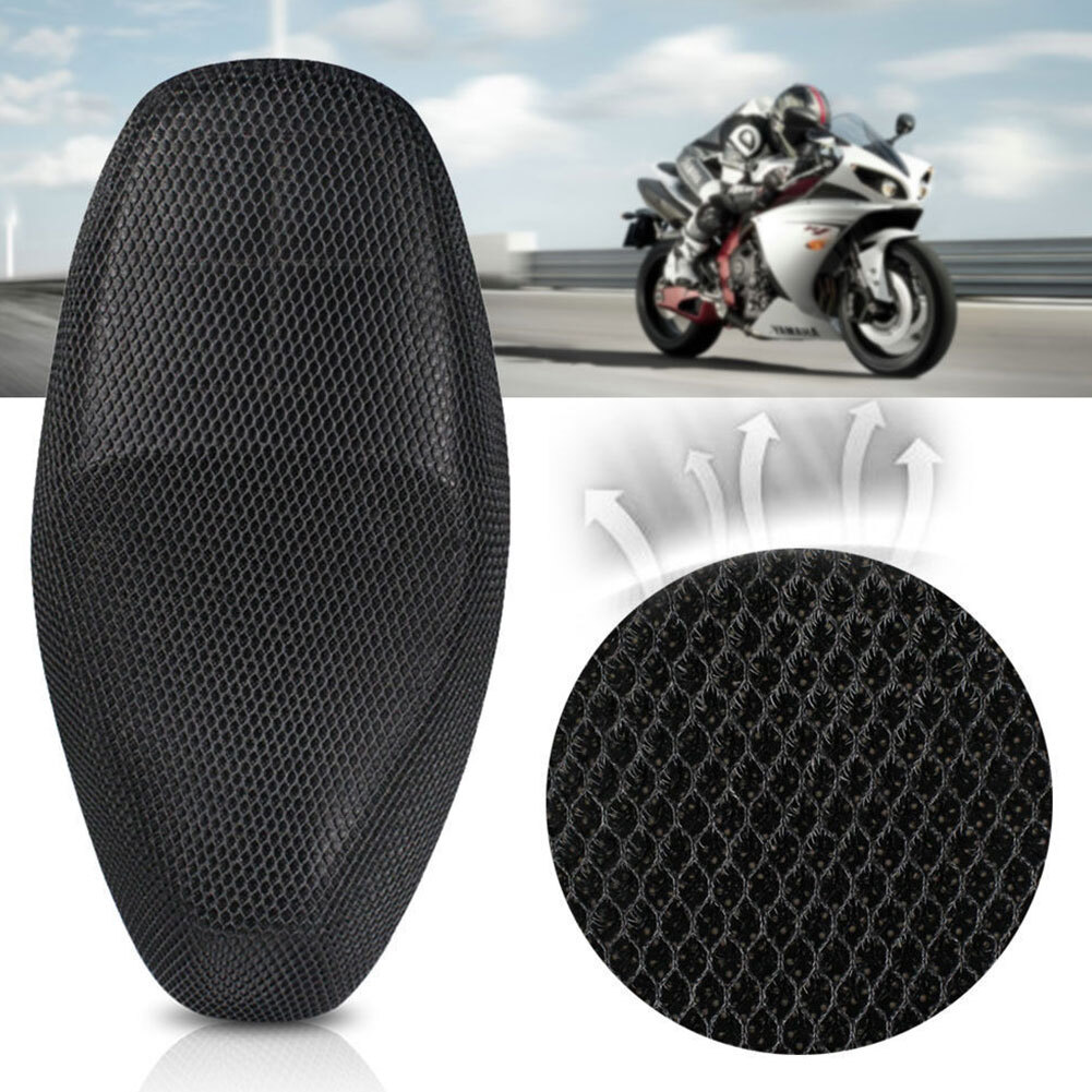 96x55cm Sunscreen breathable non-slip 3D motorcycle mesh seat cover ...