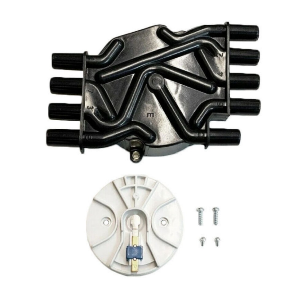 For MERCRUISER V8 MPI FLAT DISTRIBUTOR CAP + ROTOR 8M6001106 8M0061335 ...