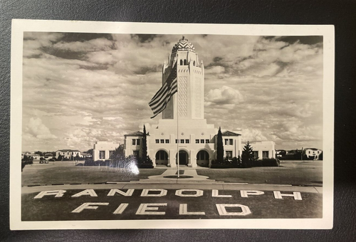 WW2 US ARMY AIR CORPS RANDOLPH FIELD - TEXAS - 1943 PHOTO POSTCARD RPPC ...